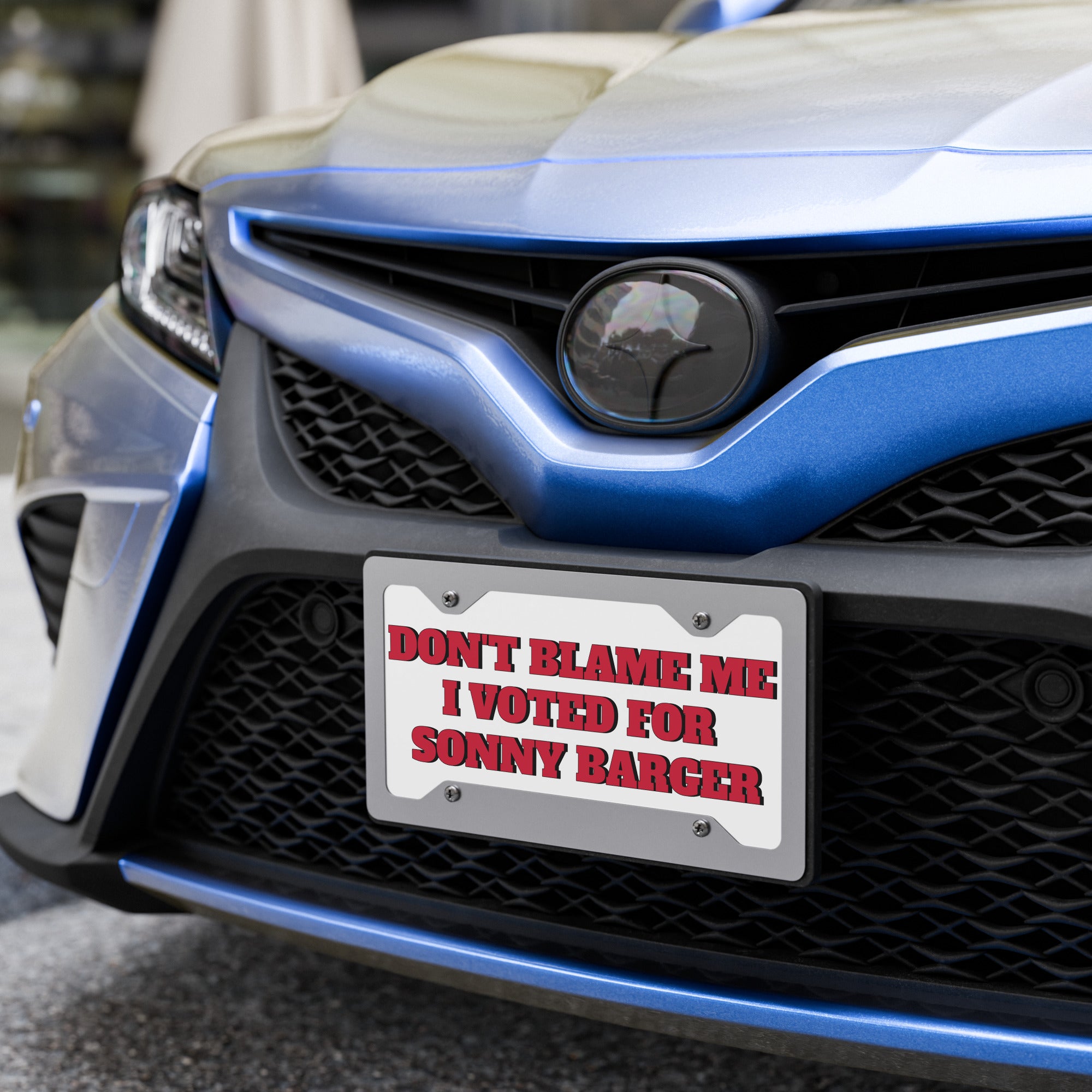 Sonny Barger Don't blame me -Vanity license plate – Sonny Barger ...